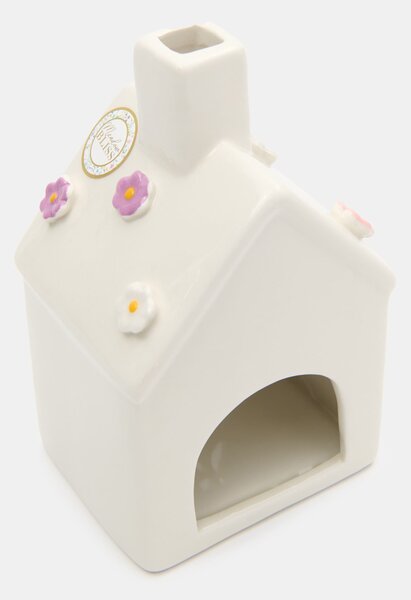 Sinsay - Керамичен декоративен свещник във форма на къщичка с цветен ...