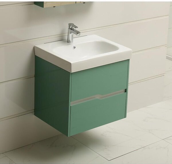 Конзолен PVC шкаф за баня ICP 6049 - 6049 - 1 GREEN | FAVI.bg