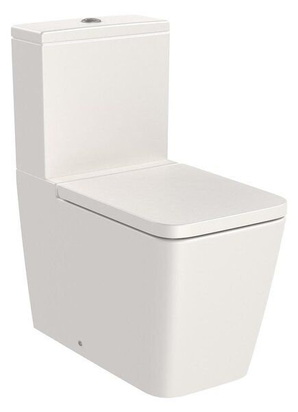 Тоалетна чиния за моноблок, Roca, A342536650 SQUARE, порцелан, бежов ...