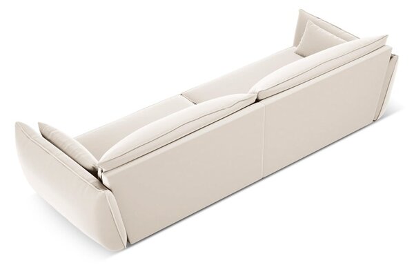 Бежов кадифен диван 248 cm Vanda – Mazzini Sofas | FAVI.bg