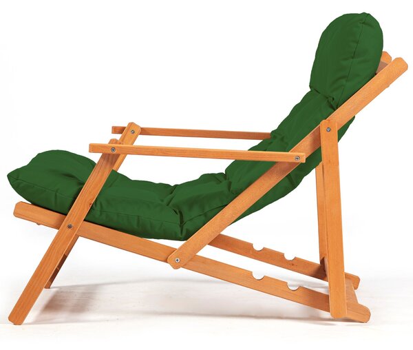 Градински комплект маса и столове (3 части) My007, цвят Зелен Натурален ...