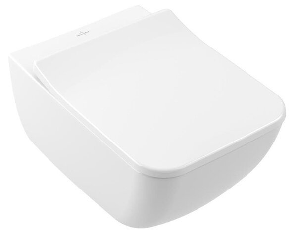 Villeroy & Boch 4611RSR1 - Подвесна тоалетна чиния с тоалетна седалка ...